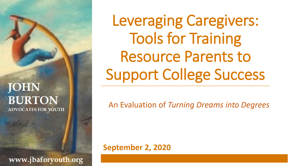 Leveraging Caregivers: Tools for Training Resource Parents to Support ...